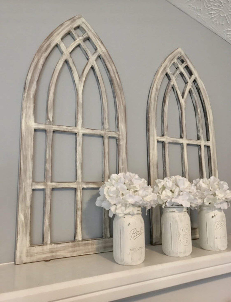 Farmhouse arched window frames – WoodArtSupply