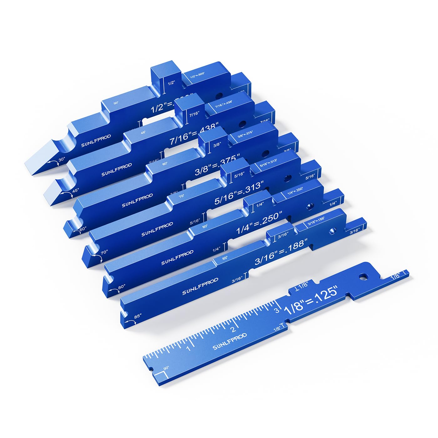 SUNLFPROD Router Table Setup Bars 7pcs Aluminum Precision Router Setup ...