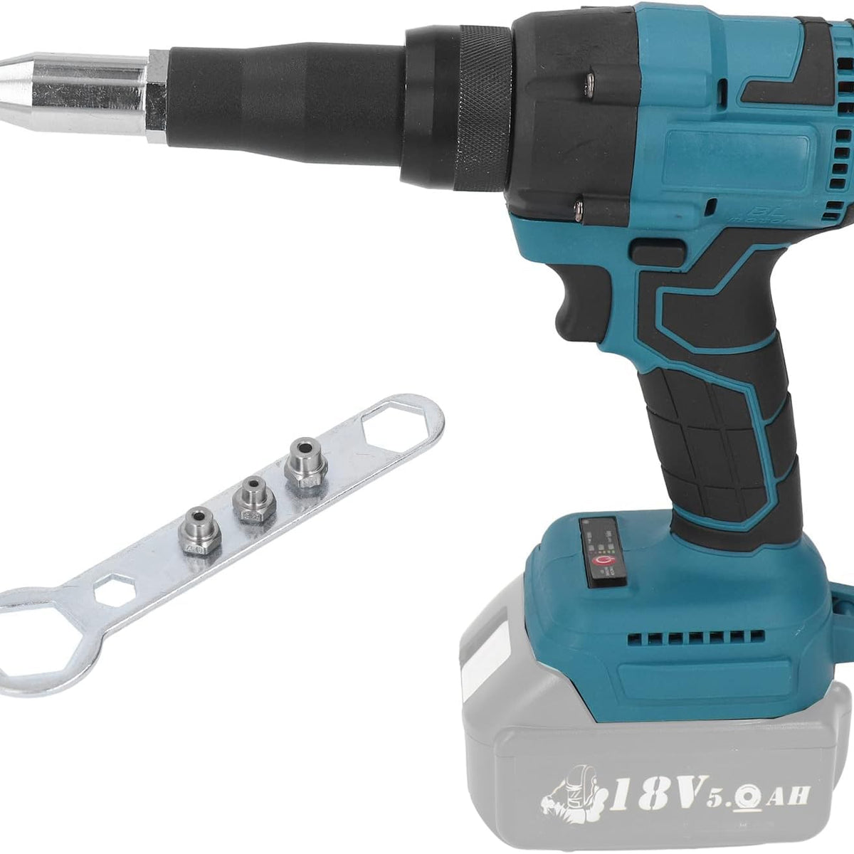 Okuyonic Cordless Brushless Rivet Hand Tool, 360W Maximum Output Power ...