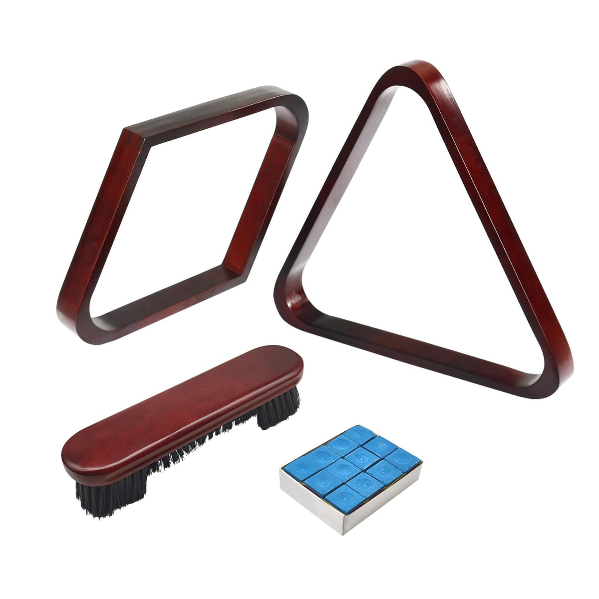 MoyanSuper Solid Wood Pool Ball Triangle Rack, Pool Table Ball Holder ...