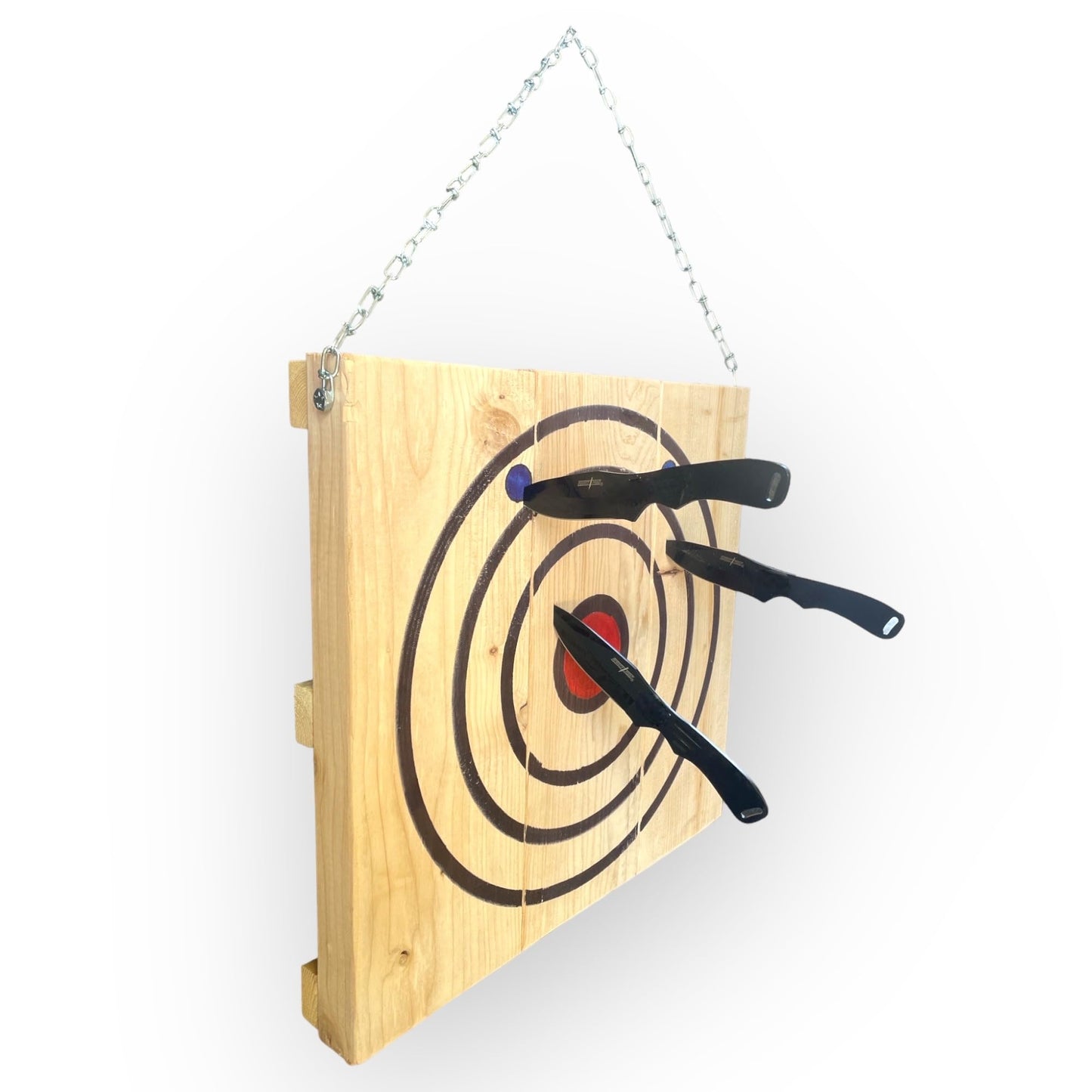Tomahawk Targets - Wooden Knife Throwing Target with Bullseye and Kill ...