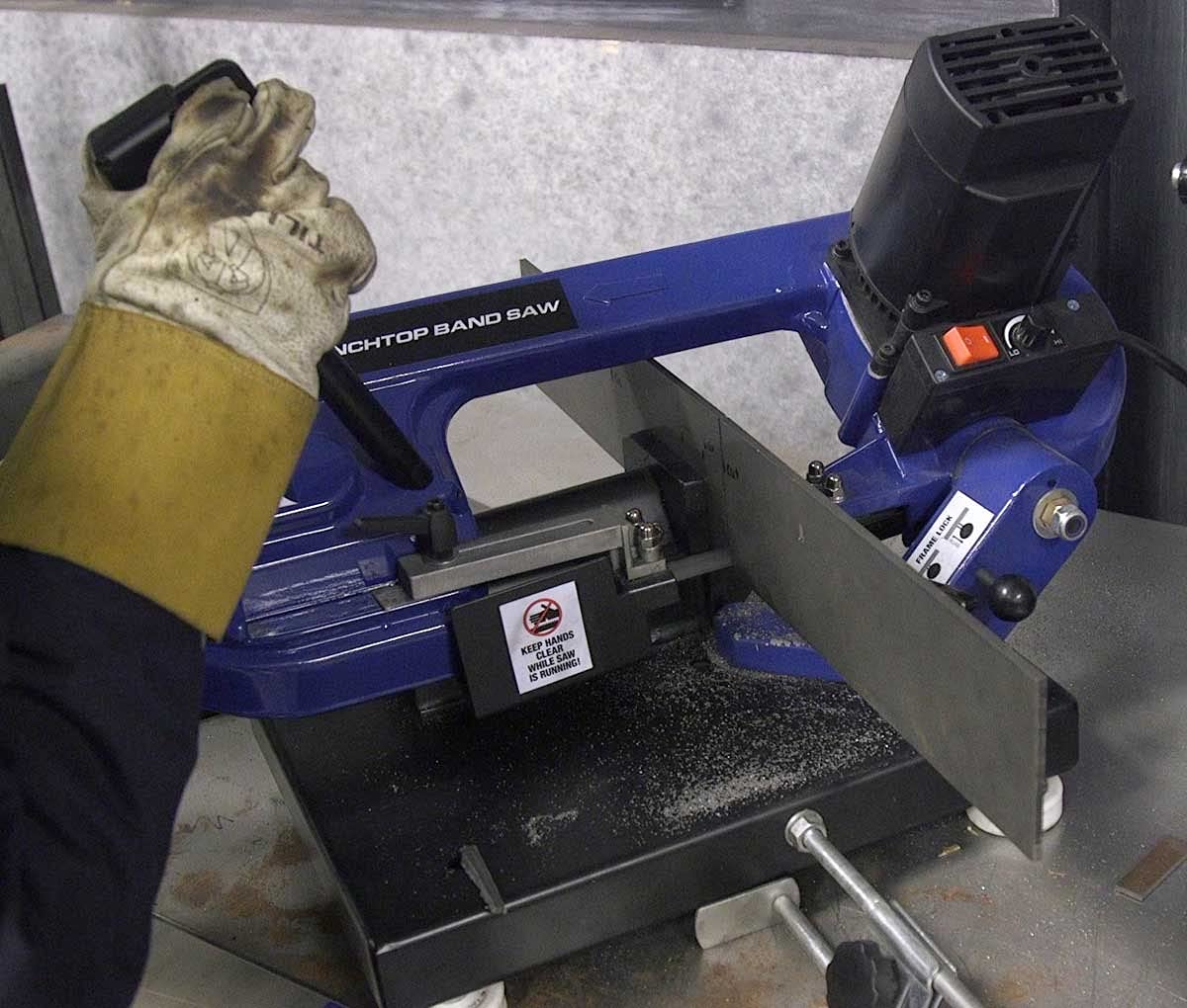 Eastwood Benchtop Metal Aluminum Cutting Bandsaw Electric Portable ...