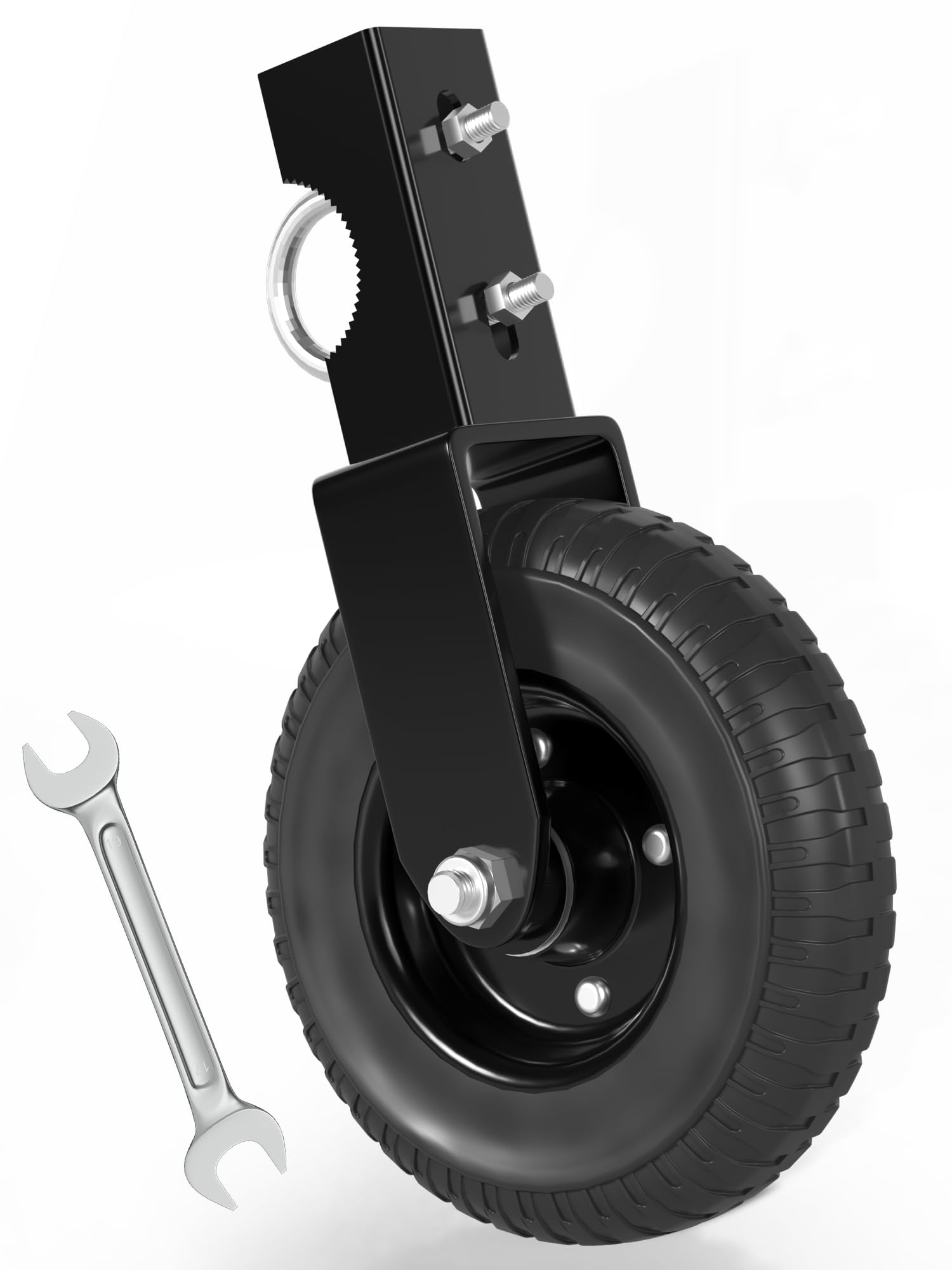 DOZAWA Gate Wheel for Metal Tube Gate, 8" Heavy Duty Casters for Metal ...