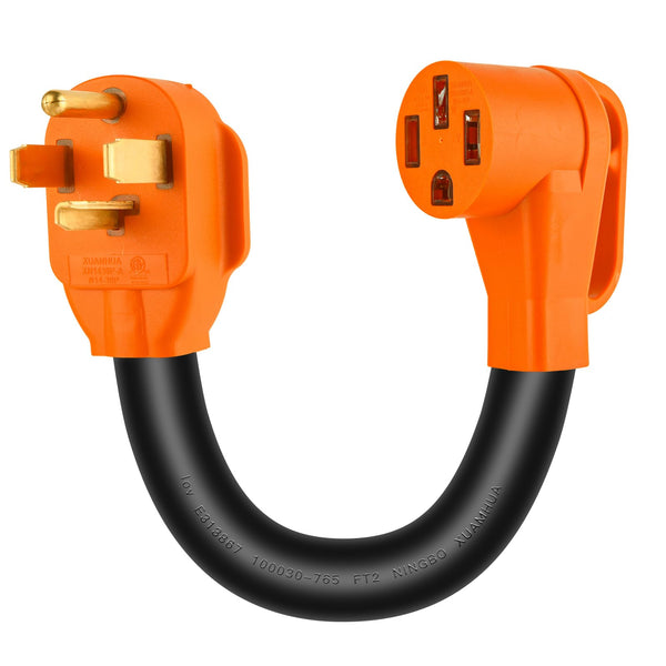 ZEMIRO CHARGE 14-30P to 14-50R EV Charger Adapter,ETL&UL Listed 30A Dr ...