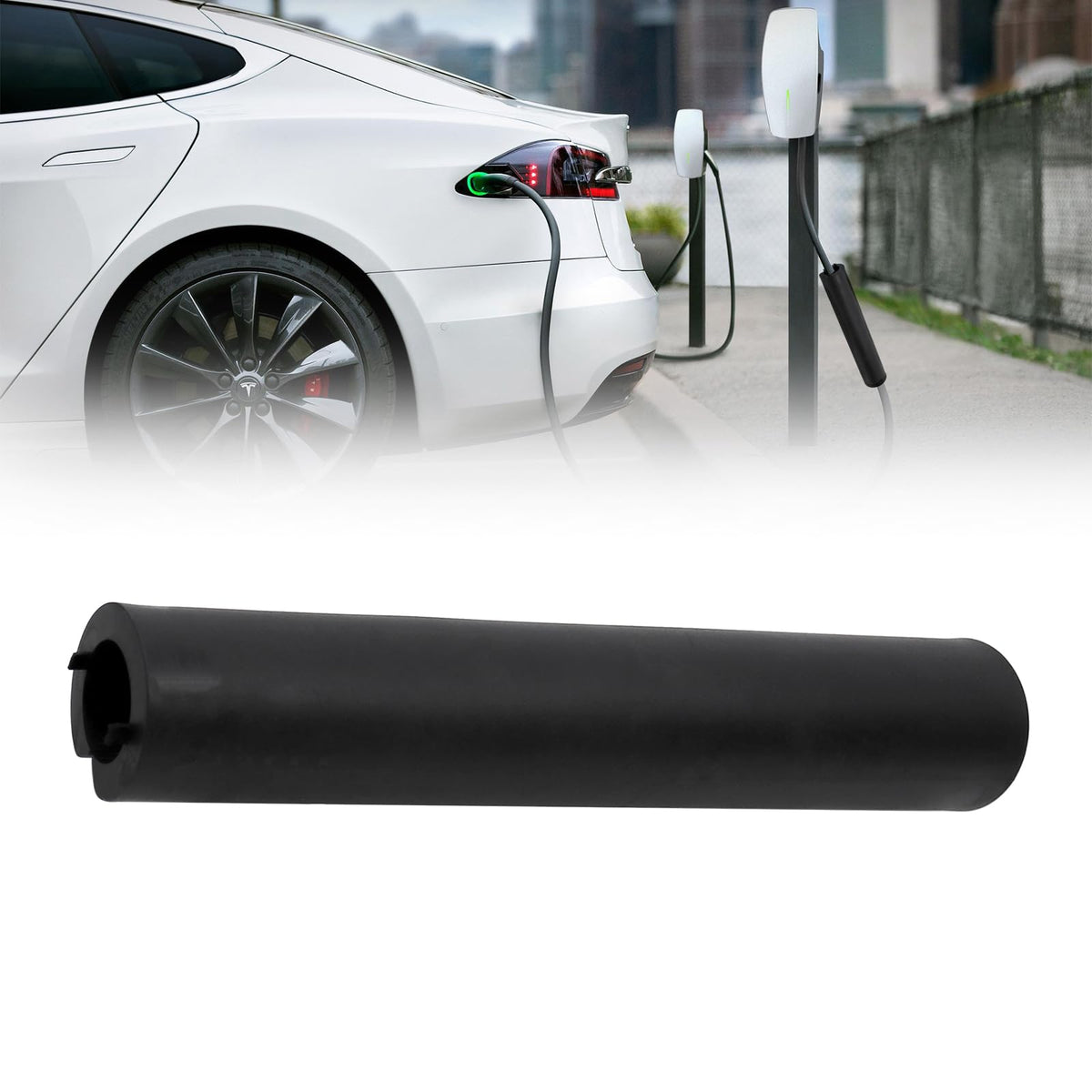 RYANSTAR RACING EV Charging Cable Protector Garage Door Pass Through S ...