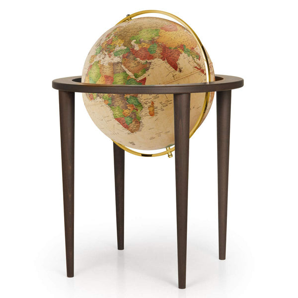 Waypoint Geographic Normandy Globe, 16” Decorative Standing Floor Worl ...