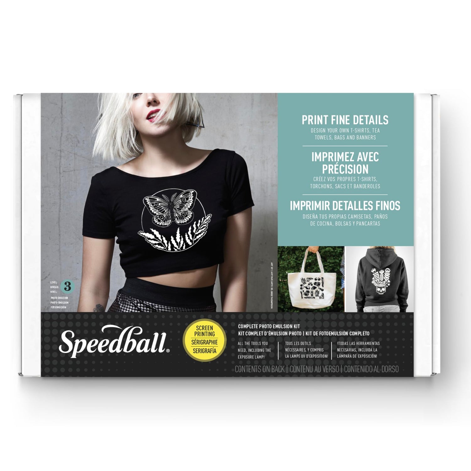 Speedball Complete Photo Emulsion Screen Printing Kit - Includes 10 × ...