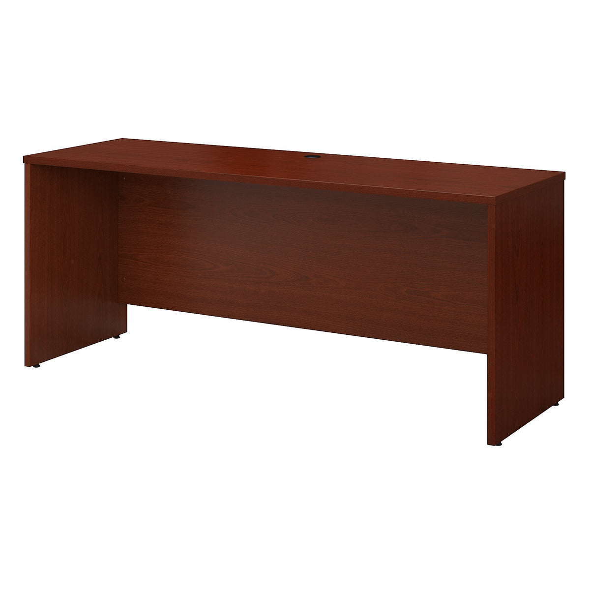 Bush Business Furniture Series C 72W x 24D Credenza Desk in Mahogany ...