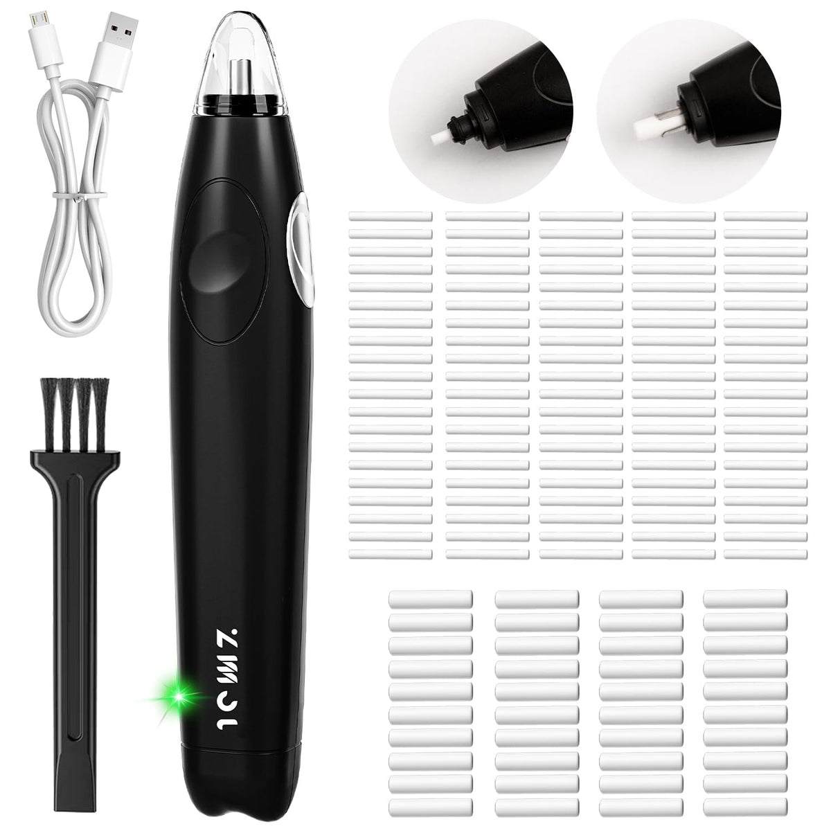 ZMOL Electric Eraser for Artists, Rechargeable Electric Eraser Kit, 14 ...