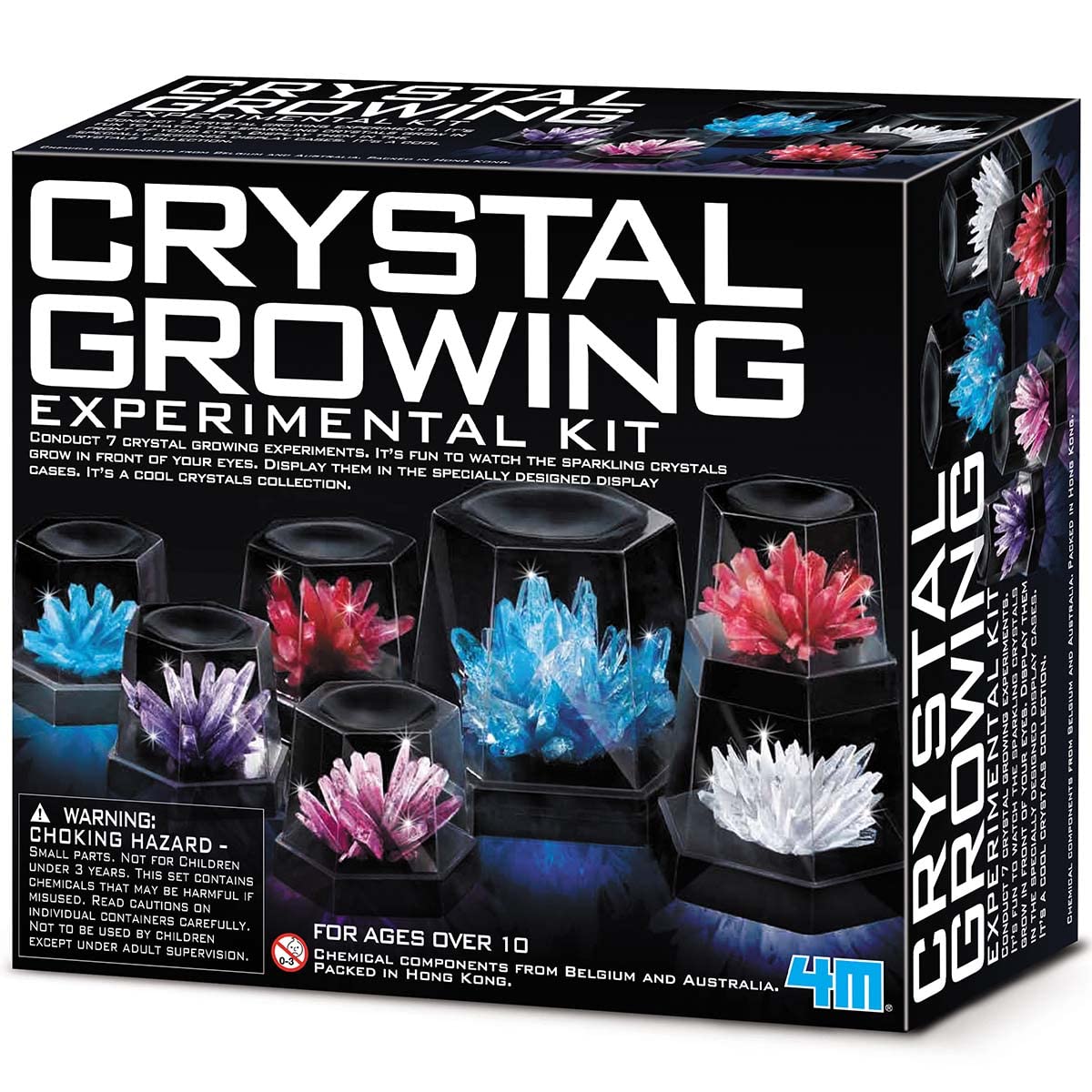 4M 5557 Crystal Growing Science Experimental Kit - Set of 6 – WoodArtSupply