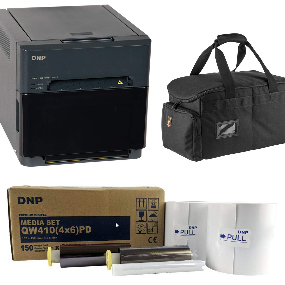 DNP QW410 4.5-inch Dye-Sublimation Professional Event Photo Booth Prin ...