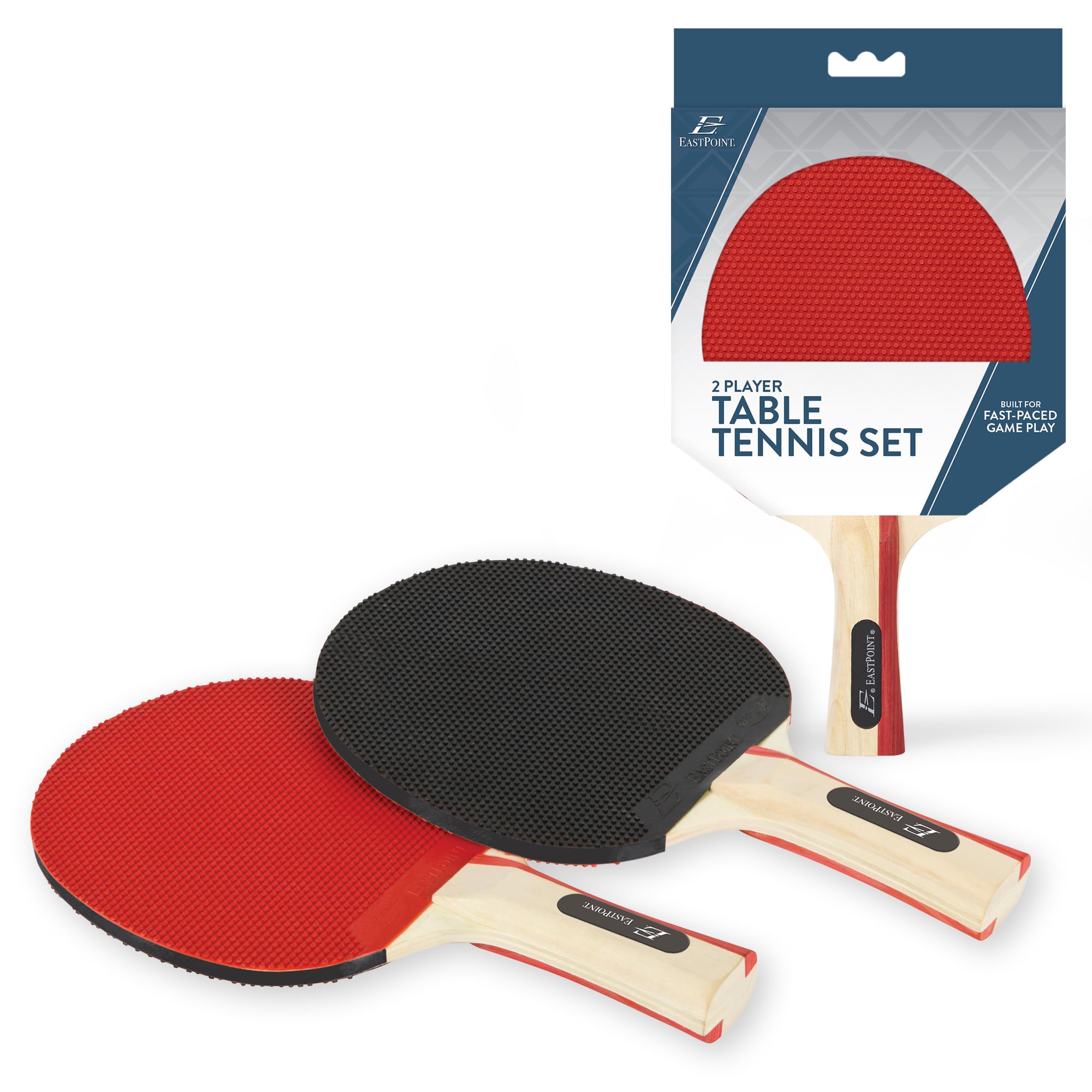 EastPoint Sports 2 Player Table Tennis Paddle Set - includes 2 Pip-Out ...