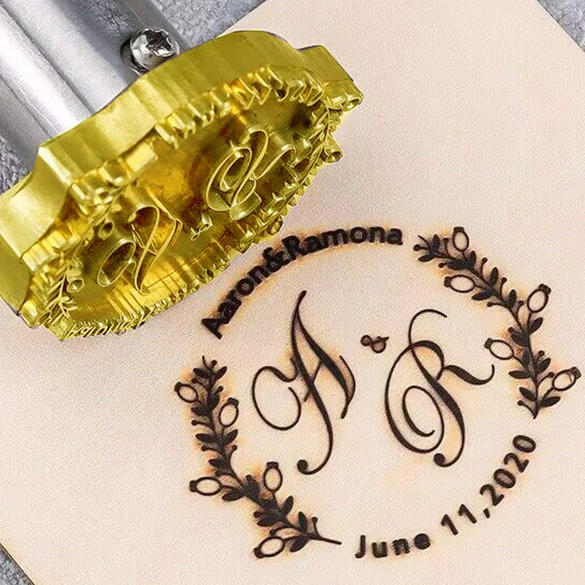 Custom Electric Branding Iron Stamp for Woodworking - Arokimi (1"x1 ...