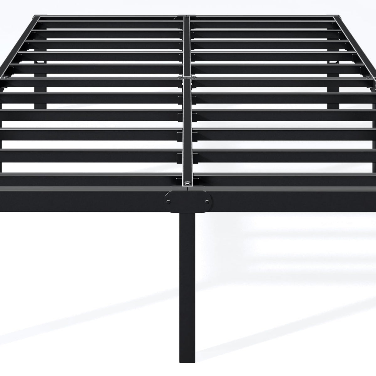 Hafenpo 18 Inch Full Bed Frame - Sturdy Metal Platform Full Size, No B ...