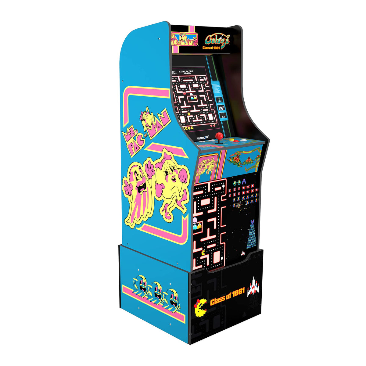 ARCADE1UP Ms. Pac-Man/Galaga Class of '81 Arcade Machine - Electronic ...