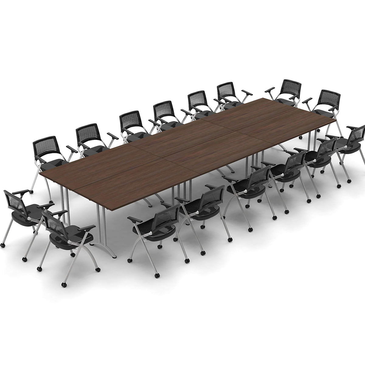 16 Person Conference Tables Folding Meeting Seminar Classroom Model 73 ...
