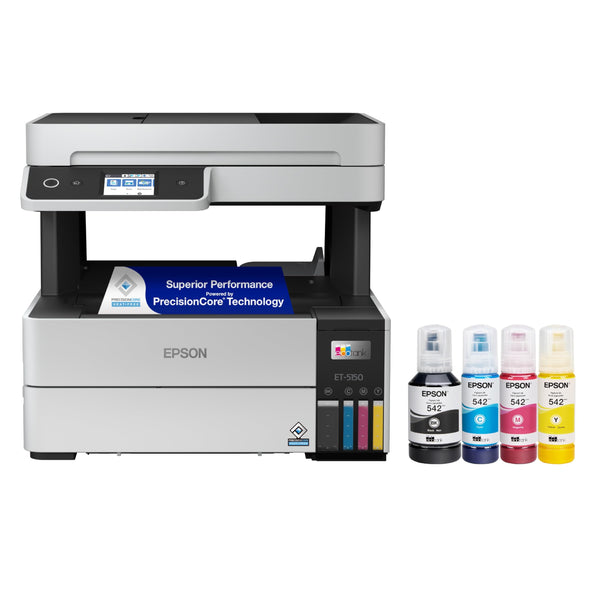 Epson EcoTank Pro ET-5150 Wireless Color All-in-One Supertank Printer ...