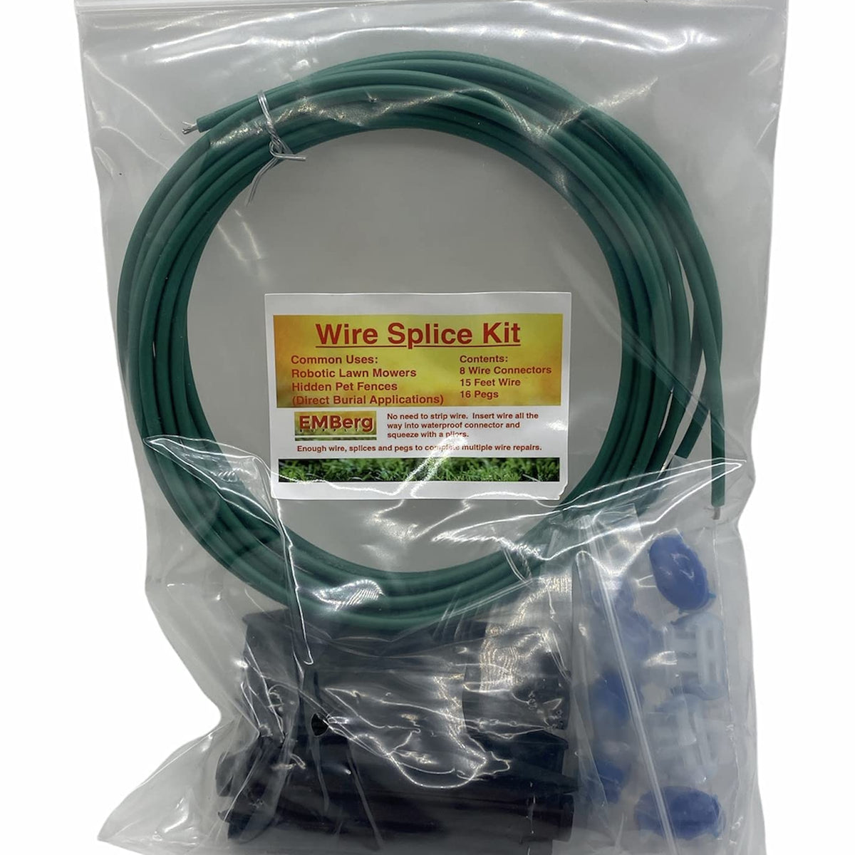 EMBerg Waterproof Wire Splice Kit for Wire Break Repair in Electric In ...