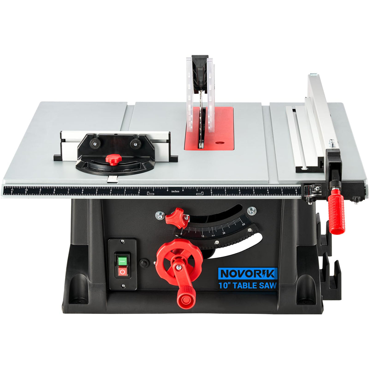 NOVORIK 10“ Portable Table Saw, 10 Inch Heavy-Duty Table Saw with 15 A ...