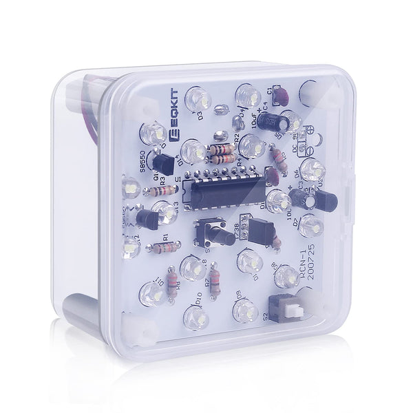 MiOYOOW LED Lamp DIY Kit, Soldering Practice Kit White LED Night Light ...
