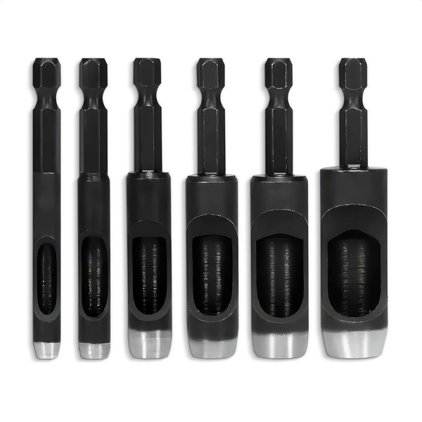 Leather Hole Punch Tool Set - 6 Pcs Drill Bits 3/16" 1/4" 5/16" 3/8" 7 ...
