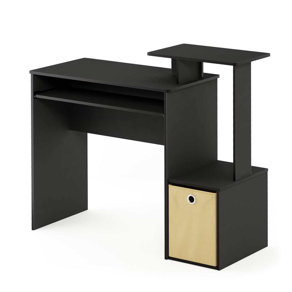 Furinno Econ Multipurpose Home Office Computer Writing Desk, Black/Bro ...