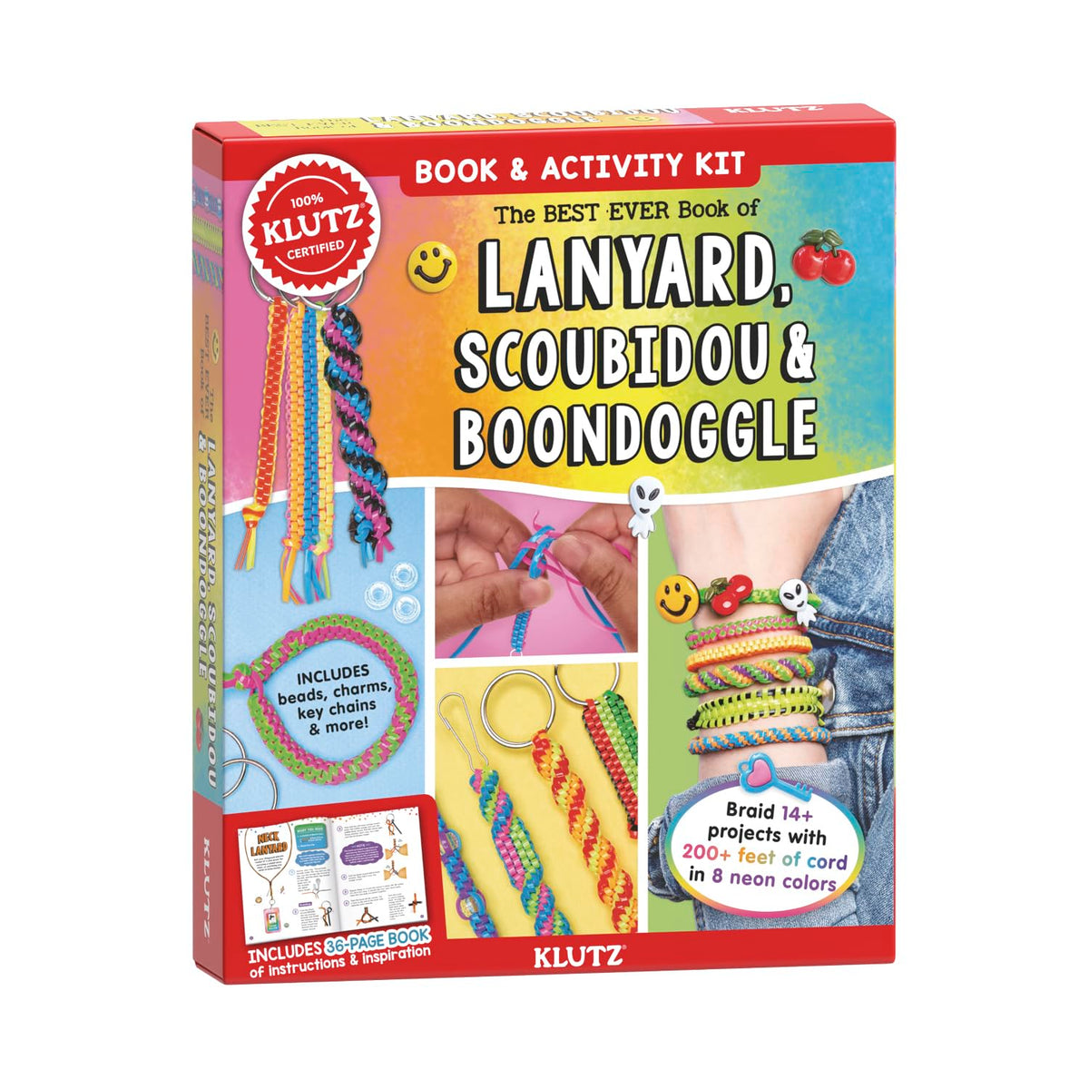 KLUTZ The Best Ever Book of Lanyard, Scoubidou, and Boondoggle Craft K ...