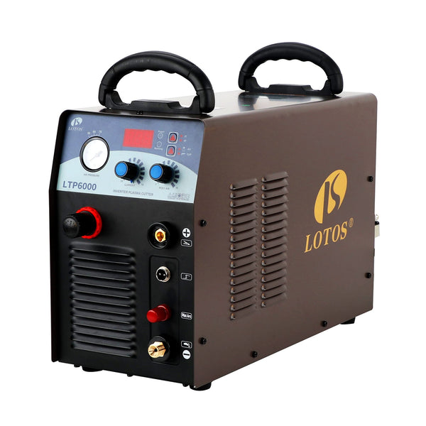 LOTOS LTP6000 60Amp Non-Touch Pilot Arc Plasma Cutter, Brown, 3/4" Inc ...