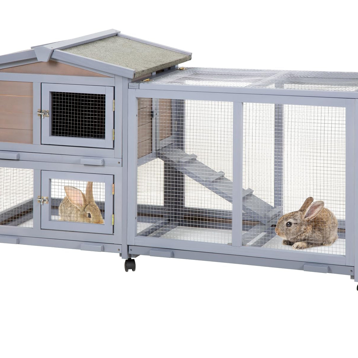 PayLessHere Chicken House PayLessHere 2-Layer Wooden Chicken Coop ...