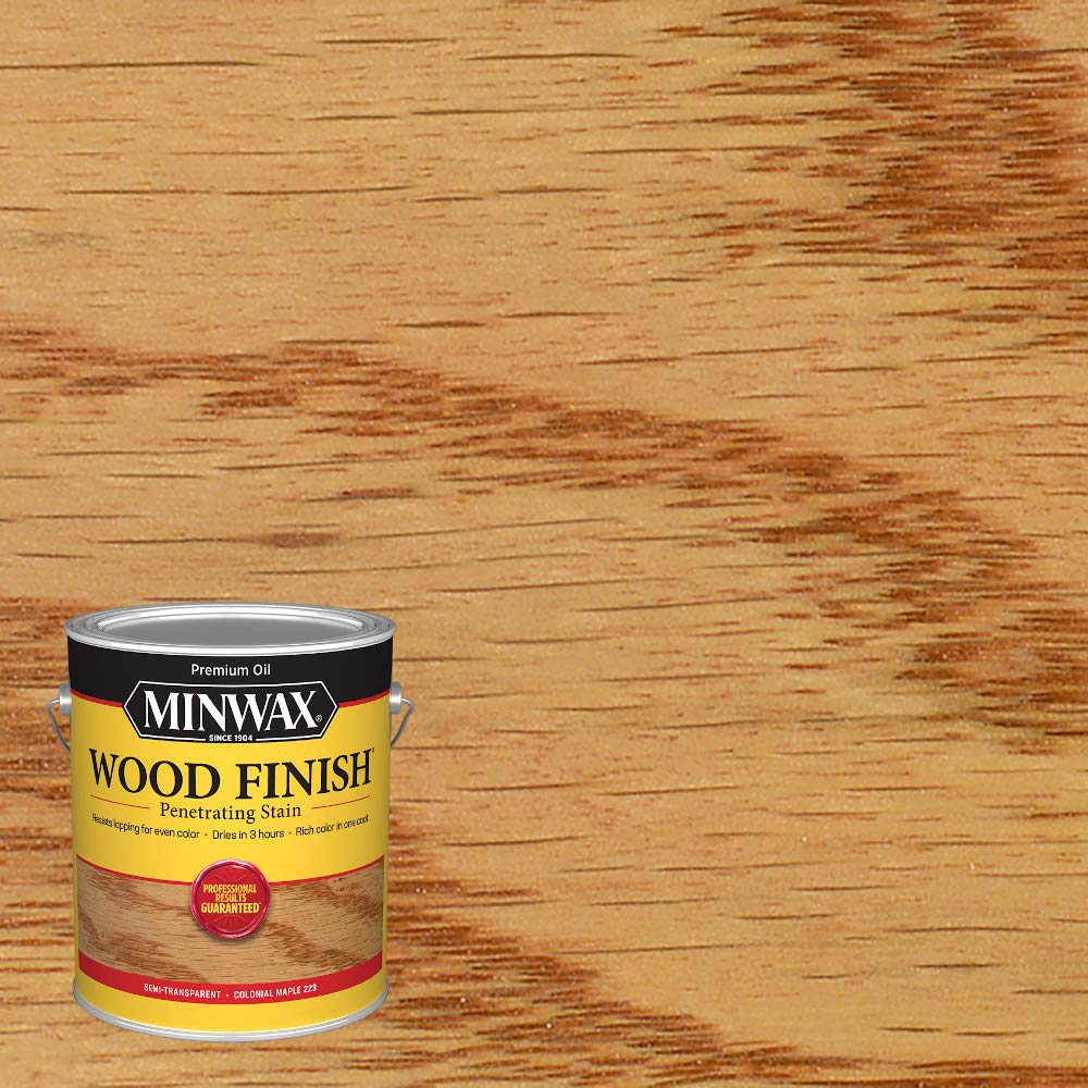 Minwax 710750000 Finish Penetrating Interior Wood Stain, 1 Gallon (Pack ...