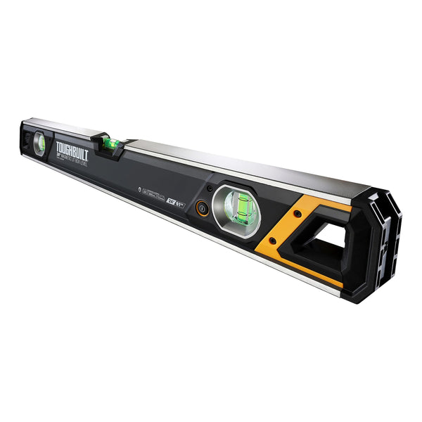 ToughBuilt - 24-in Lighted Magnetic Box Level, Digital Backlit Display ...