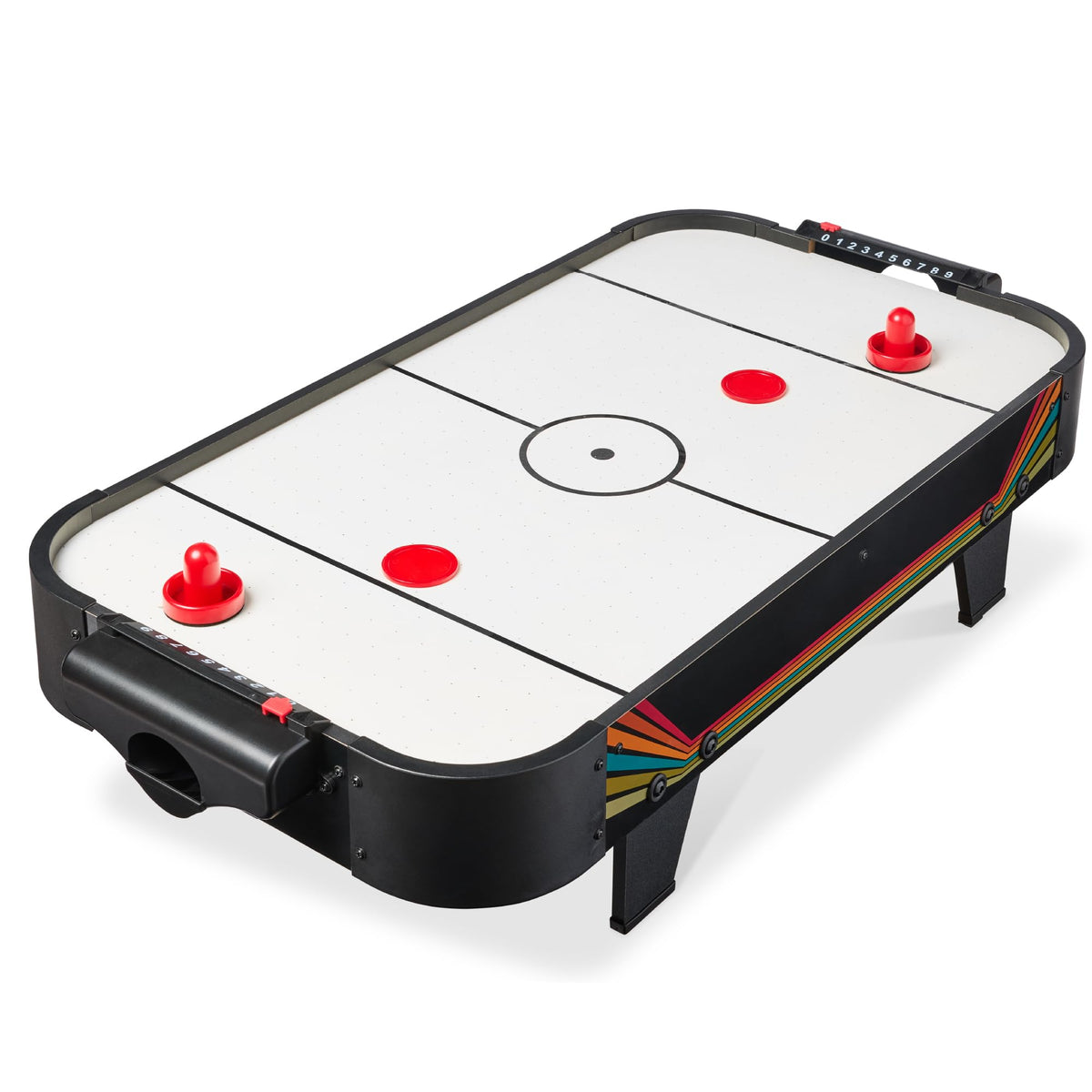 Best Choice Products 40in Portable Tabletop Air Hockey Arcade Table fo ...