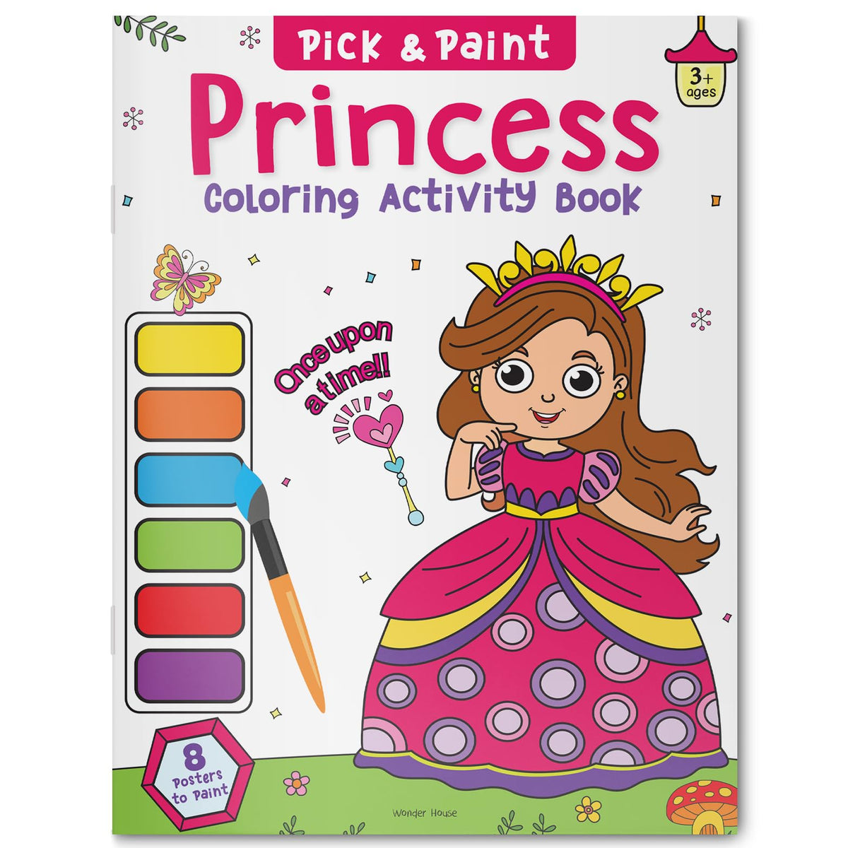 Princess: Pick and Paint Coloring Activity Book – WoodArtSupply