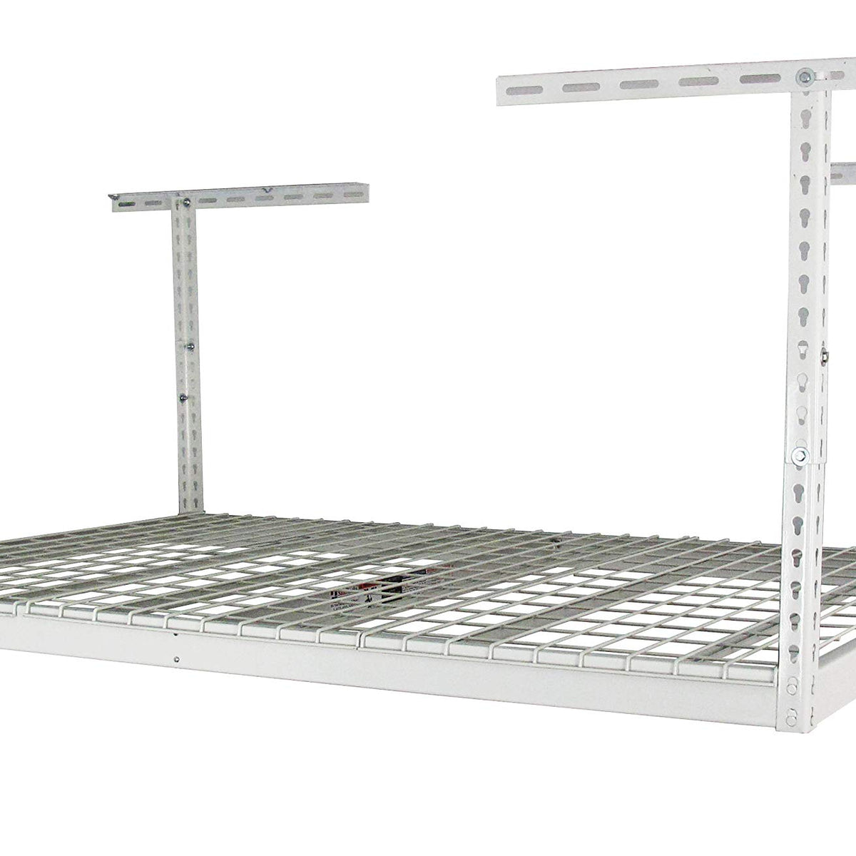 SafeRacks 4x6 Overhead Garage Storage Rack - Height Adjustable Steel O ...