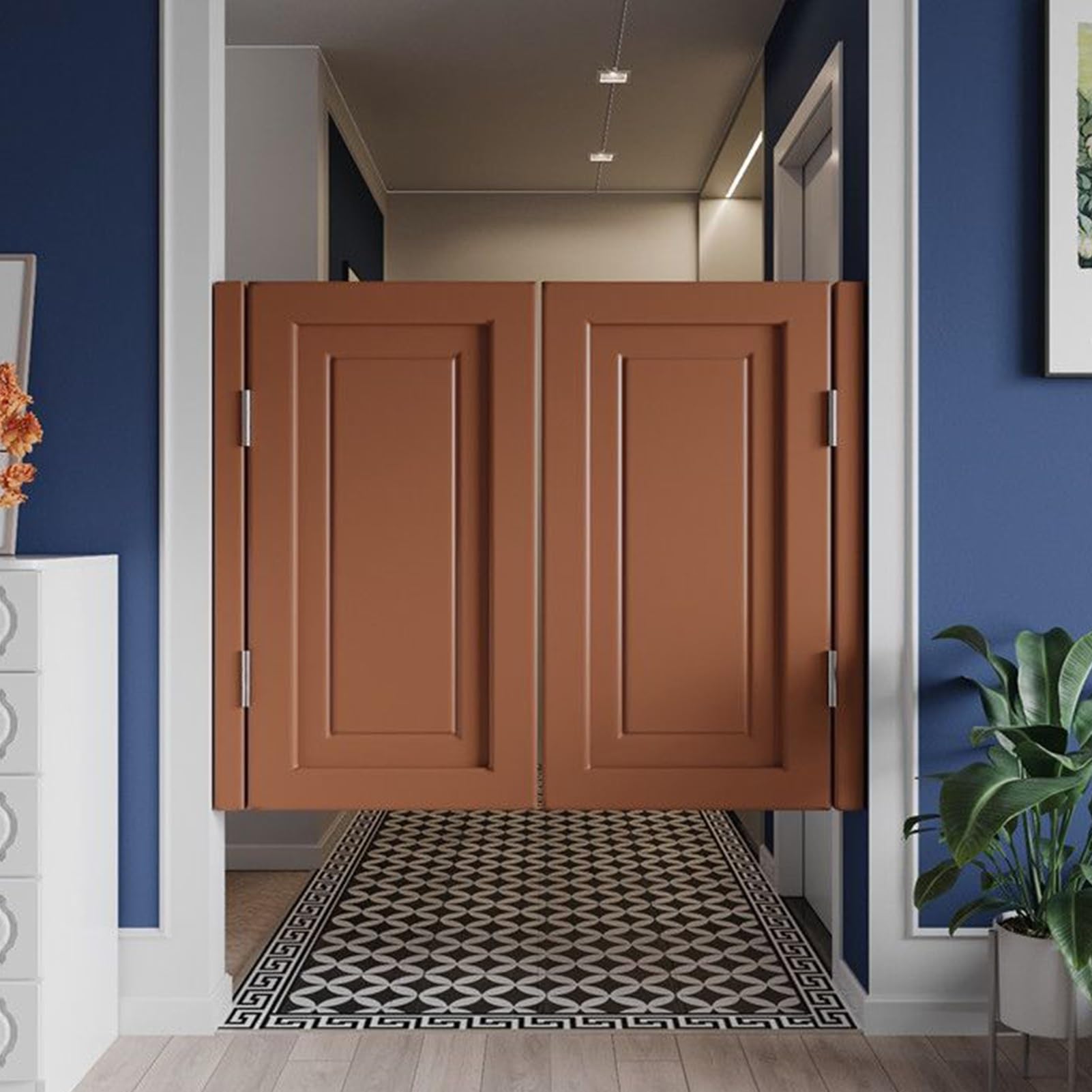 YVYKFZD Cafe Door Swinging Door, Solid Wood Saloon Swing Doors, Indoor ...