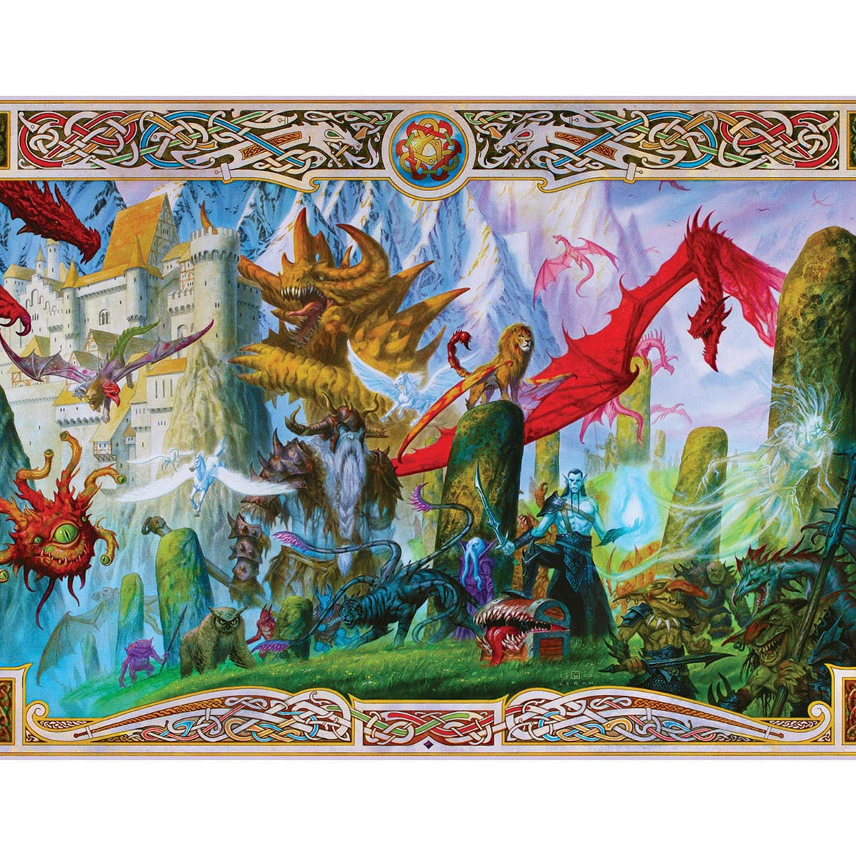 Dungeon Denizens Mythical Monster Puzzle for Adults and Kids | 1000 Pi ...