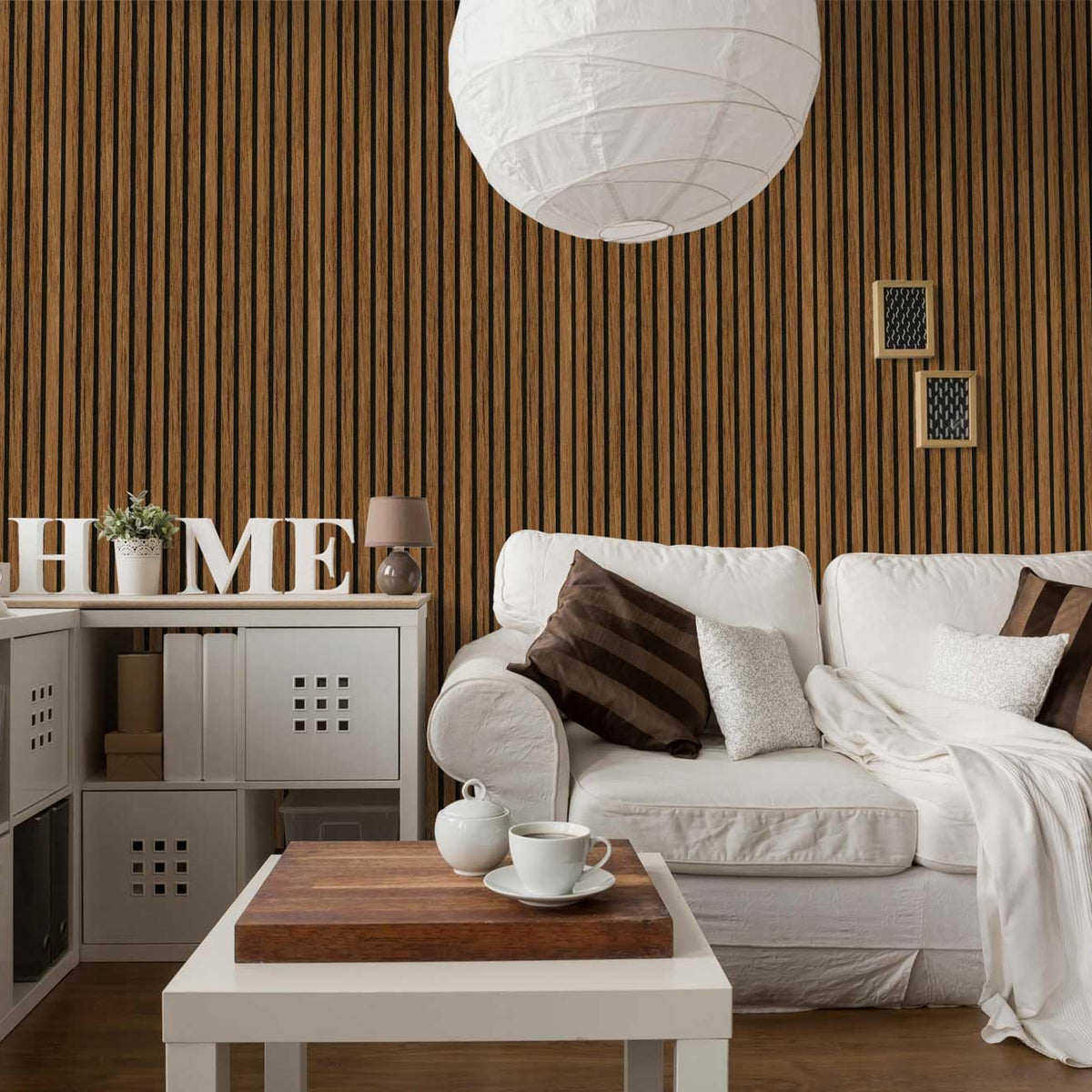 Luxdecor Acoustic Wood Slat Wall Panels for Wall 2pack Wood Slat Panel ...