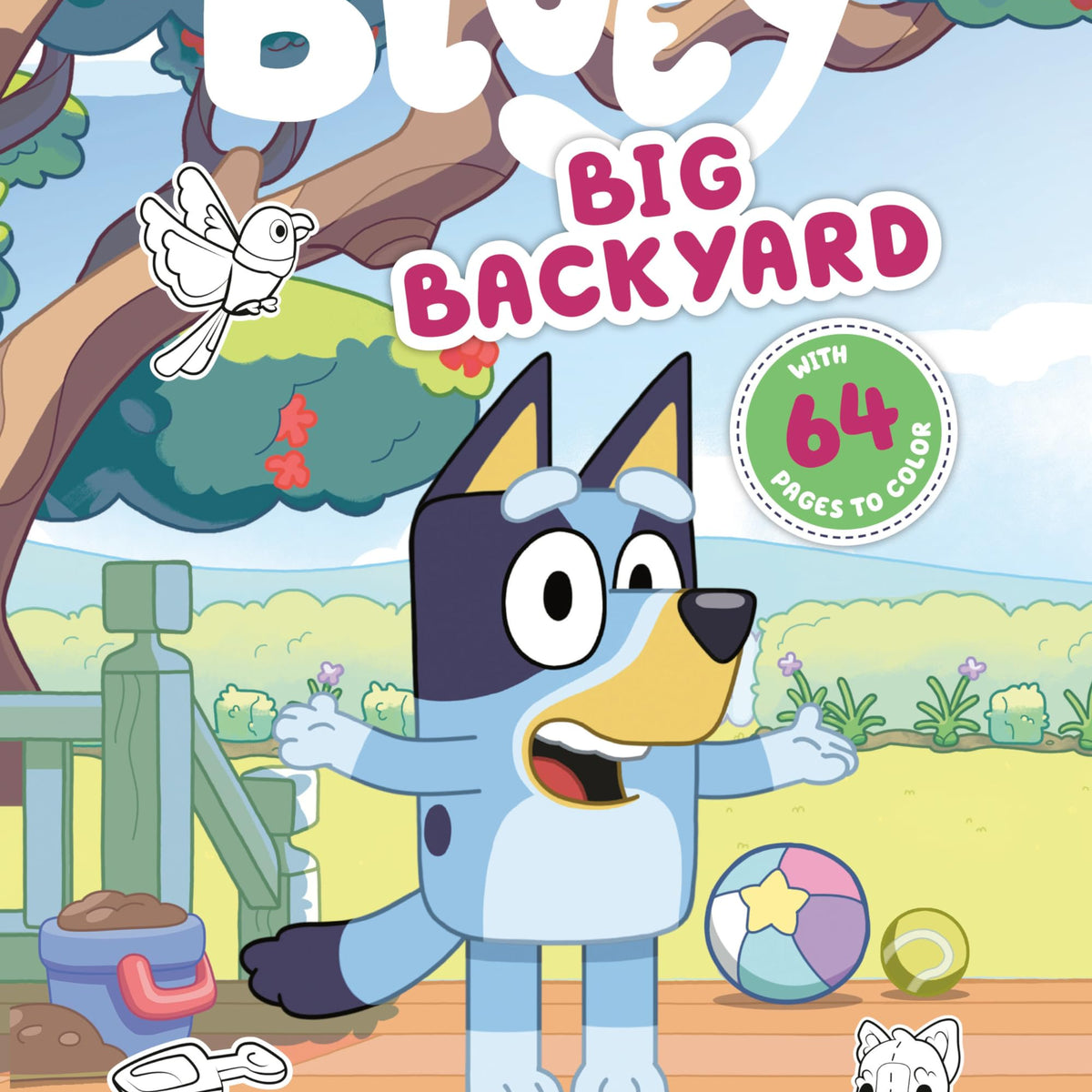 Bluey: Big Backyard: A Coloring Book – WoodArtSupply