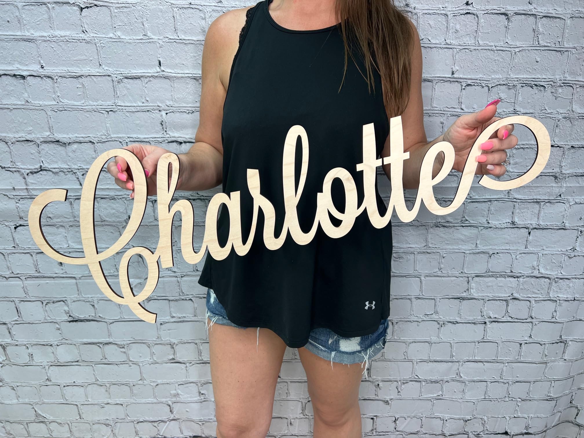 Personalized Custom Wood Name Sign | Nursery Name Sign | Family Name ...