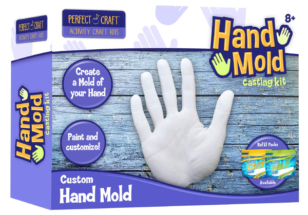 Perfect Craft Hand Mold, Cast & Paint Kit with Perfect Cast Casting Ma ...
