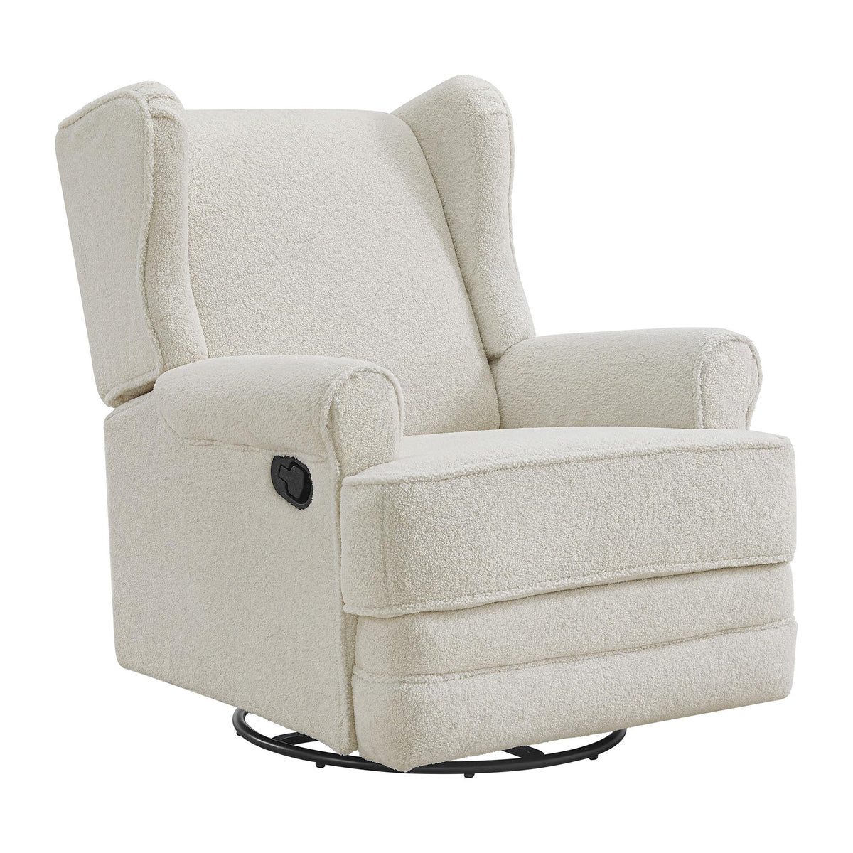 Oxford Baby Teegan Upholstered Swivel Glider & Recliner Nursery Chair ...