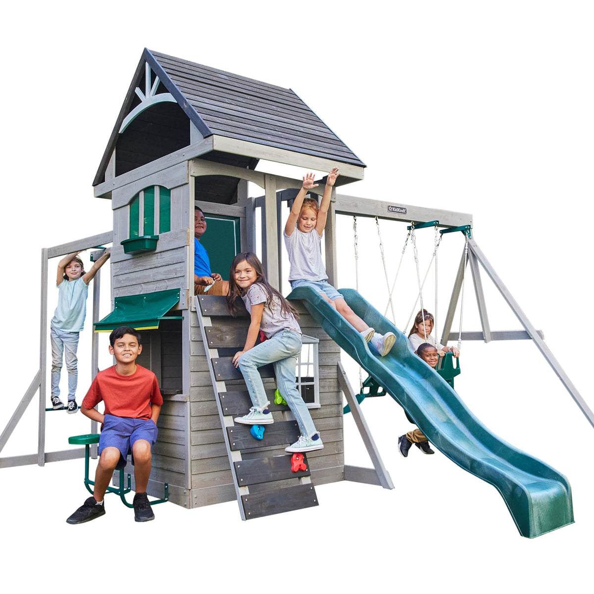 KidKraft River Canyon Swing Set – WoodArtSupply