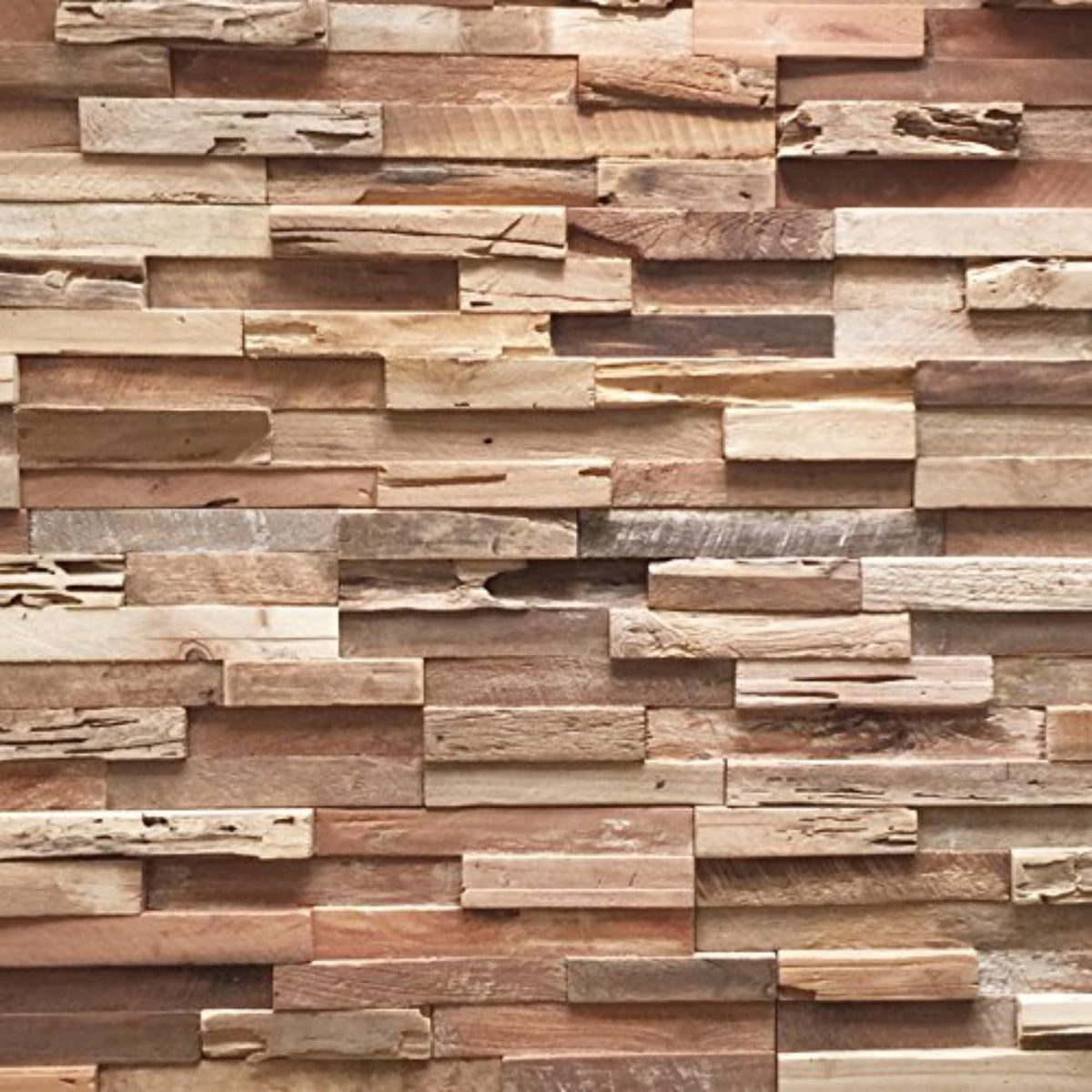 Wall!Supply - 3D Reclaimed Teak Wood Wall Panels - Colorado UltraWood ...