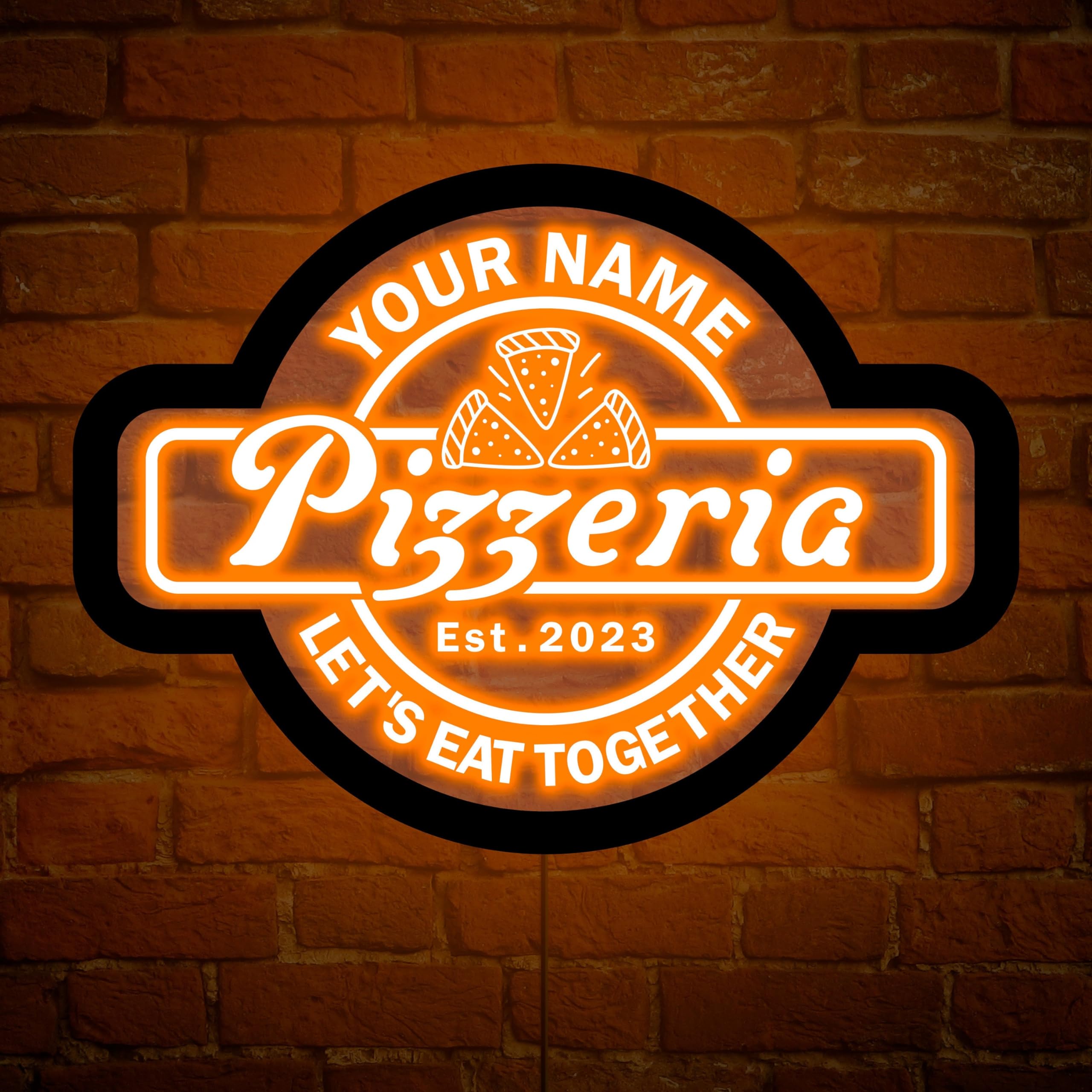 Pizza Neon Sign, Pizza LED Sign, Pizza Light Sign, Pizzeria Neon Sign ...