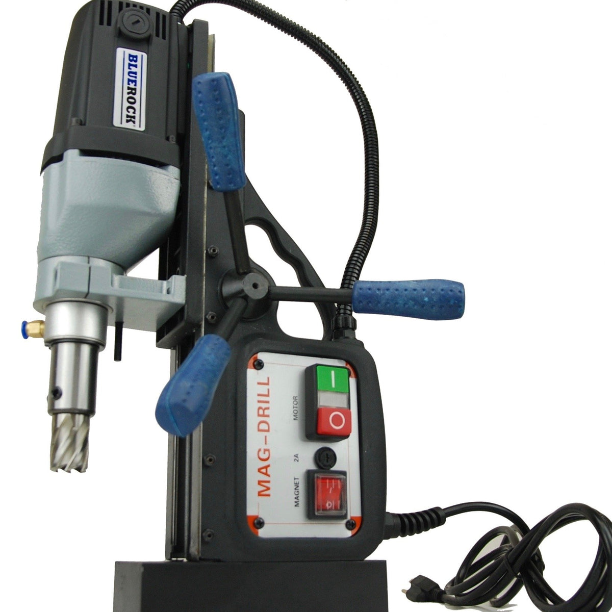 BLUEROCK Magnetic Drill BRM-35A-B w/ 1" Annular Cutter Set - Mag w/Bro ...