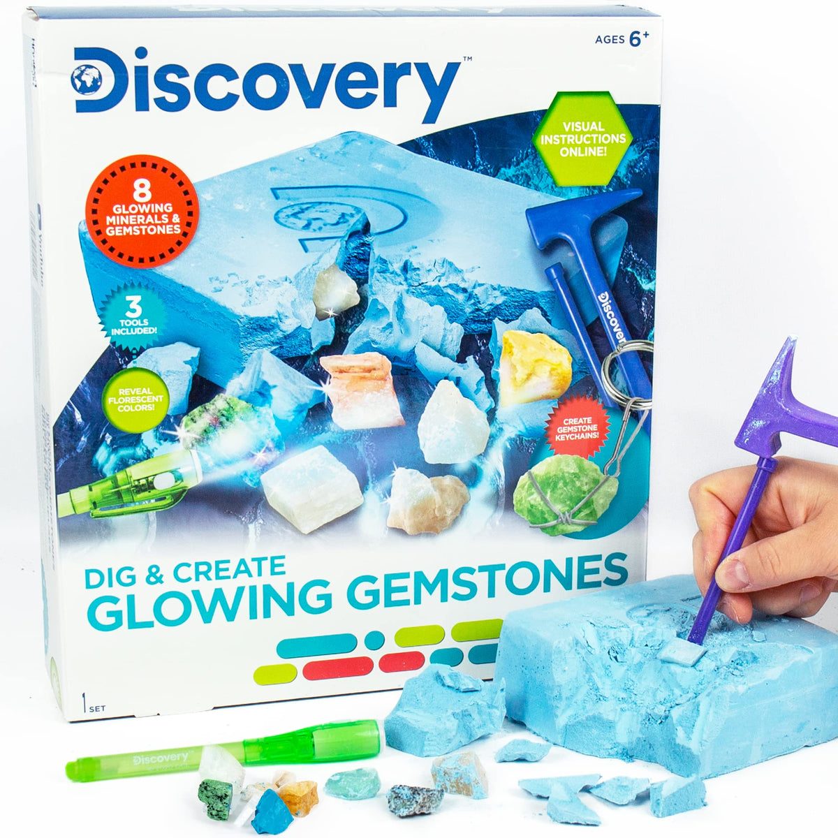 Discovery Crystal Growing Aquarium, at-Home STEM Kits for Kids Age 12 ...