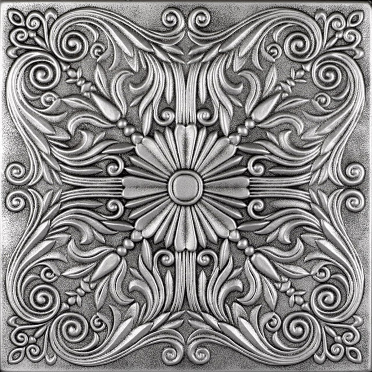 A La Maison Ceilings R139 Spanish Silver Foam Glue-up Ceiling Tile (25 ...