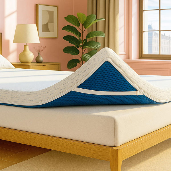 ViscoSoft 3 Inch Memory Foam Mattress Topper Twin XL - Select High Den ...