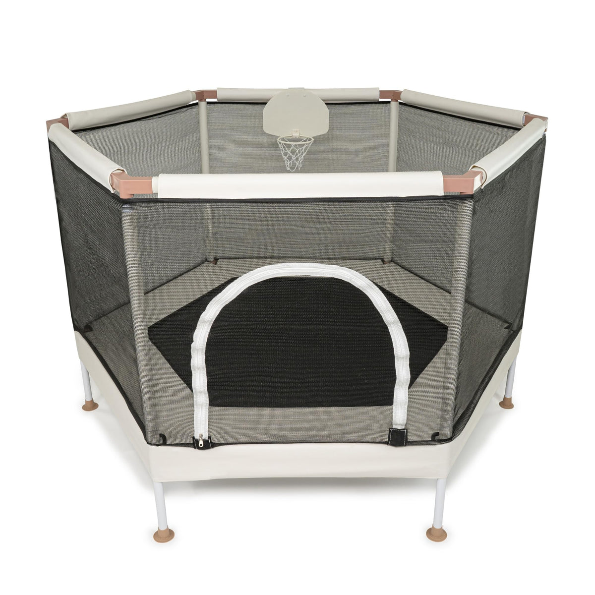 Square House Kids Trampoline, Aesthetic Indoor and Outdoor Toddler Tra ...