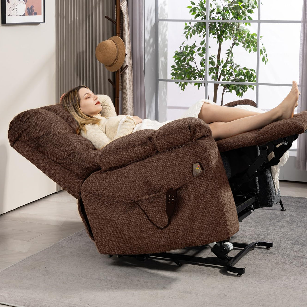 REHOUSING Oversized Power Lift Recliner Big Man 400lbs, Extra Wide Rec ...
